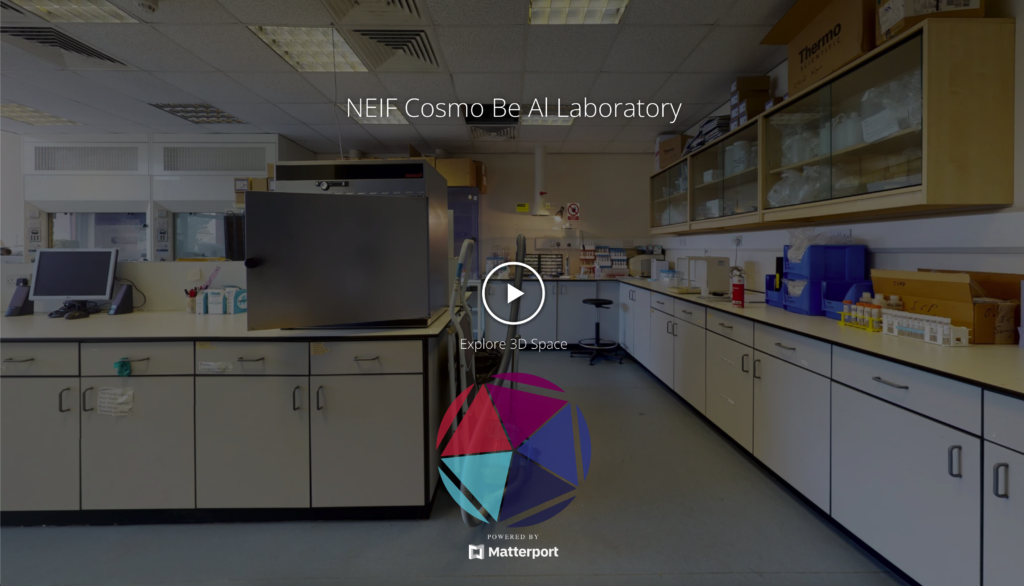 NEIF Cosmo Be Al Laboratory - GAEA - Geo-Biosciences Advanced E-Learning Academy